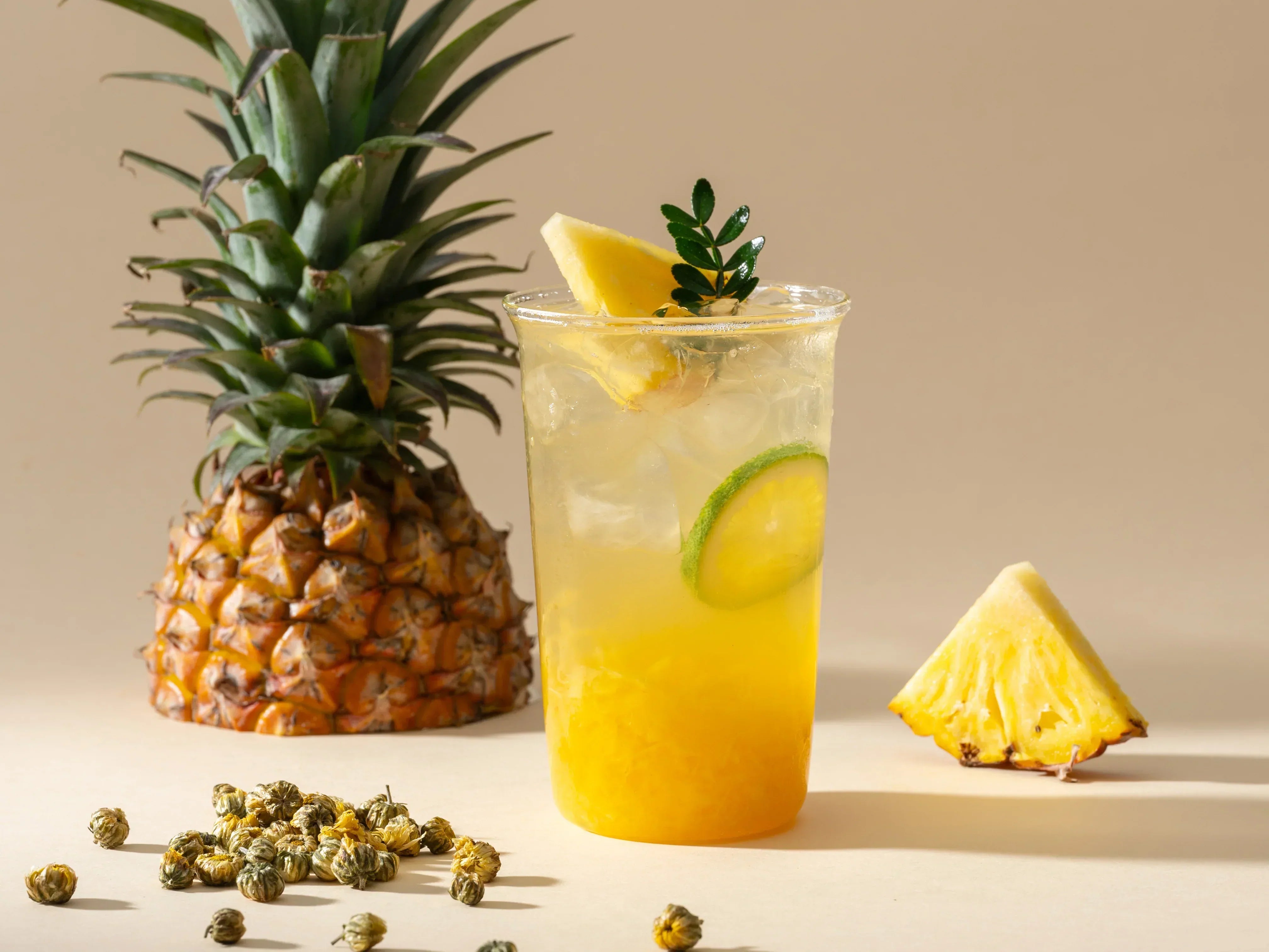 ICED TEA | Lime Pineapple Chrysanthemum Tea – Seven Teahouse
